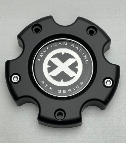 *USED American Racing Satin Black Wheel Center Cap SCREWS NOT INCLUDED ...