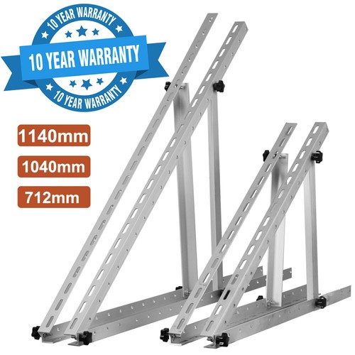 4 Stück Halterung bis 114cm Solarmodul Befestigung Aufständerung ...