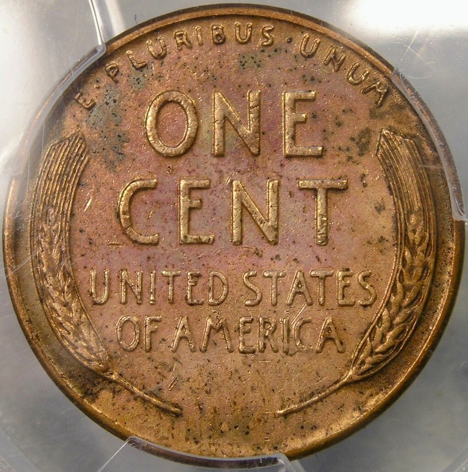 1955/55 DDO LINCOLN WHEAT CENT/PENNY DOUBLE DIE OBVERS RARE PCGS AU 55/ ...