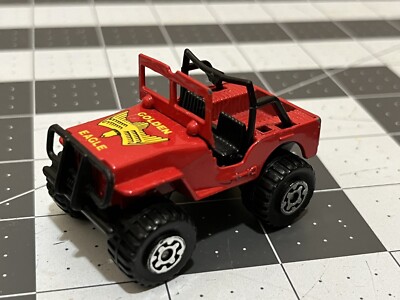 MATCHBOX MB5 4x4 JEEP GOLDEN EAGLE RED BODY VINTAGE 1981 | eBay