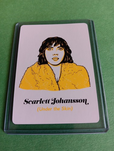 Scarlett Johansson Card Hollywood Celebrity Movie Flim Trading Game ...