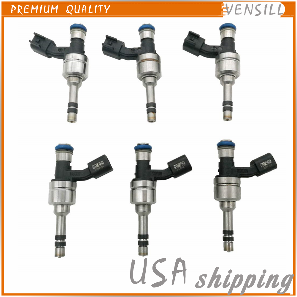 6pcs Fuel Injector For Cadillac CTS Chevrolet Equinox GMC Terrain 10-11 ...