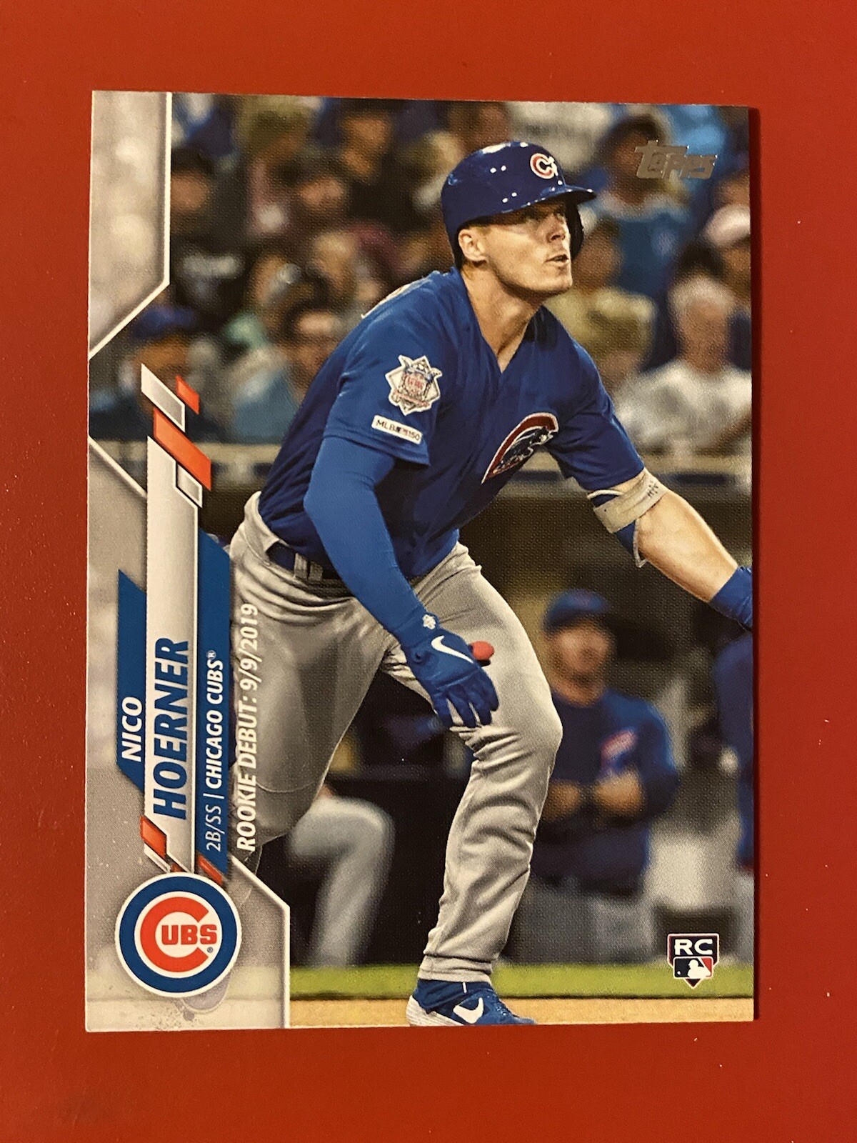2020 Topps Update #U-251 Nico Hoerner RC CUBS Rookie Debut baseball ...