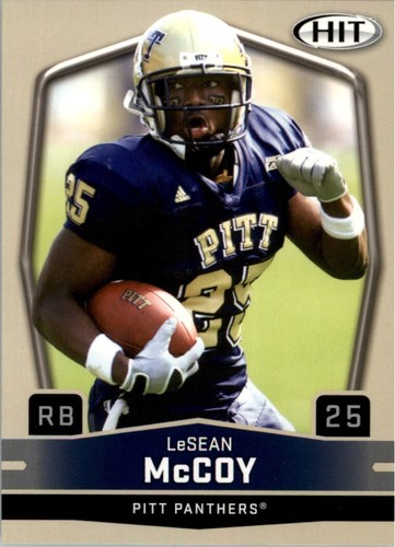 LeSean McCoy 2009 Sage Football Hit Rookie #25 Pitt Panthers Eagles ...
