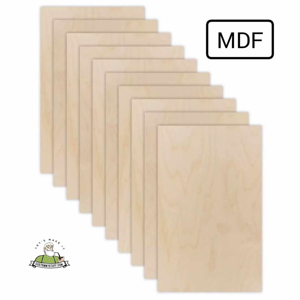 MDF Sheet Packs A2 A3 A4 A5 Crafts Laser Cut 3mm 6mm CNC Pyrography ...