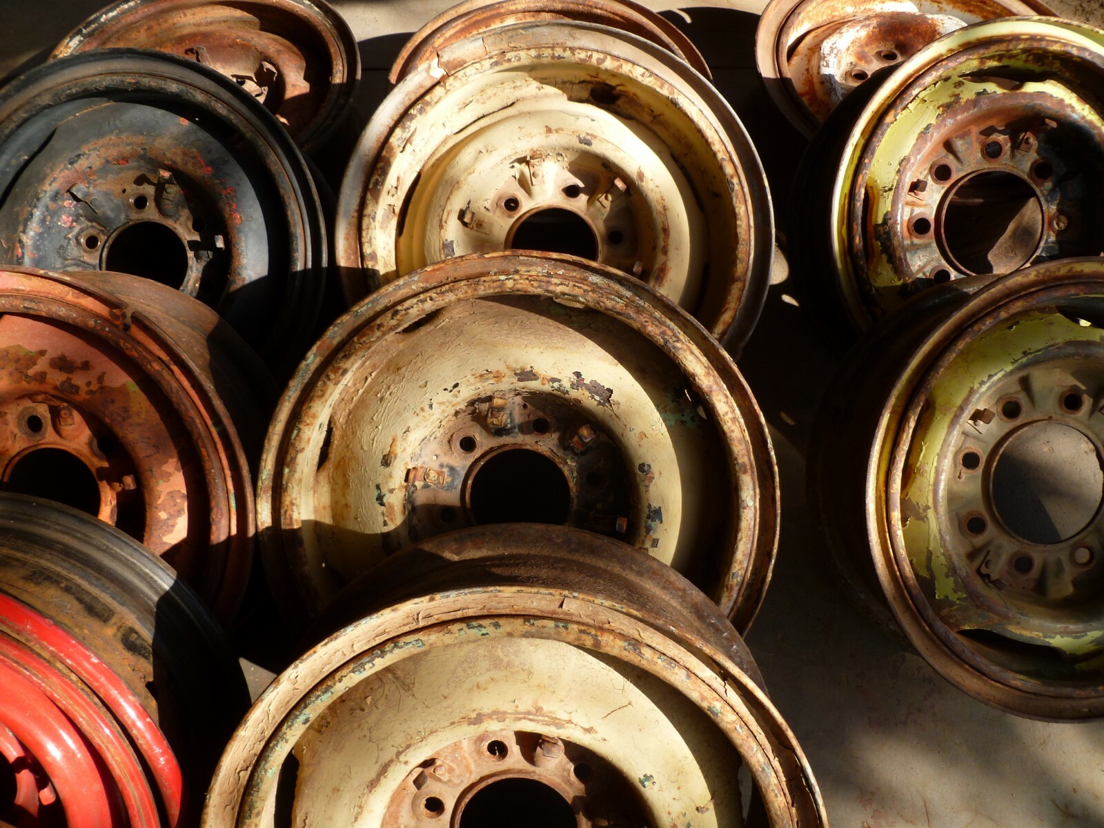 ONE - SPLIT RIM Steel Wheel 15", 16''. 8 & 6 Lug CHEVY & GMC Truck | eBay