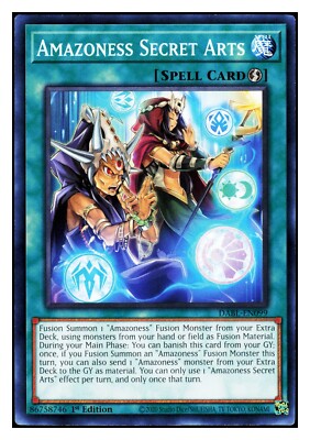 YuGiOh Darkwing Blast Amazoness Secret Arts DABL-EN099 NM/MT Common | eBay