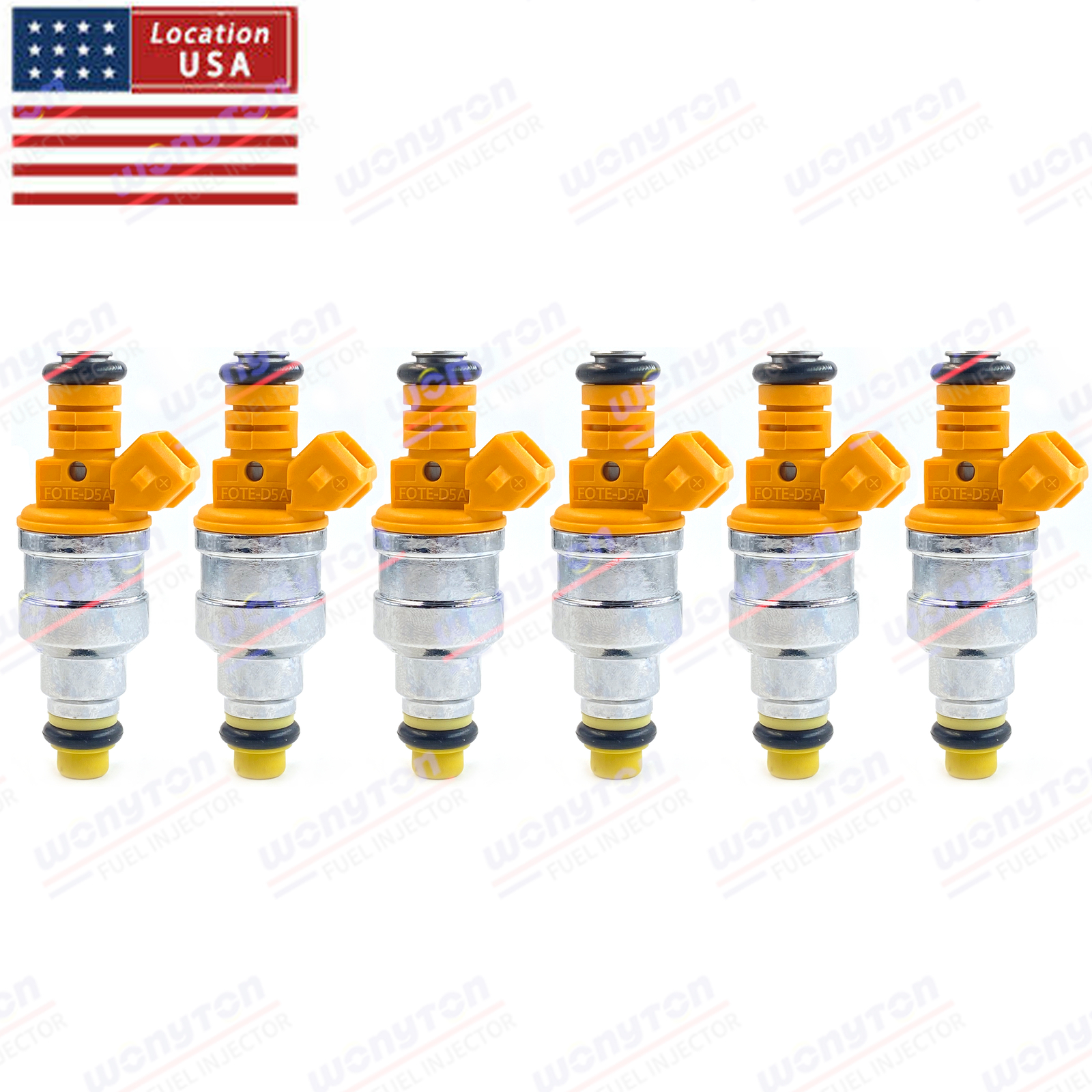 Set of 6 OE Fuel Injectors For 1998 1999 Oldsmobile Intrigue 3.8L ...
