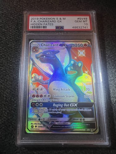 Charizard GX SV49/SV94 Hidden Fates Shiny Vault PSA 10 | eBay