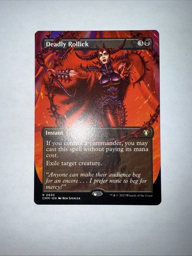 Deadly Rollick (Borderless) NM Commander Masters | eBay