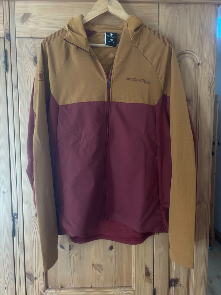 Endura MT500 Cycling Jacket MTB Gravel Bike Red Copper / Bronze XL ...