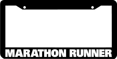 marathon runner License Plate Frame | eBay