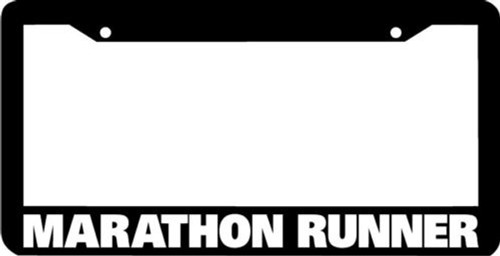 marathon runner License Plate Frame | eBay