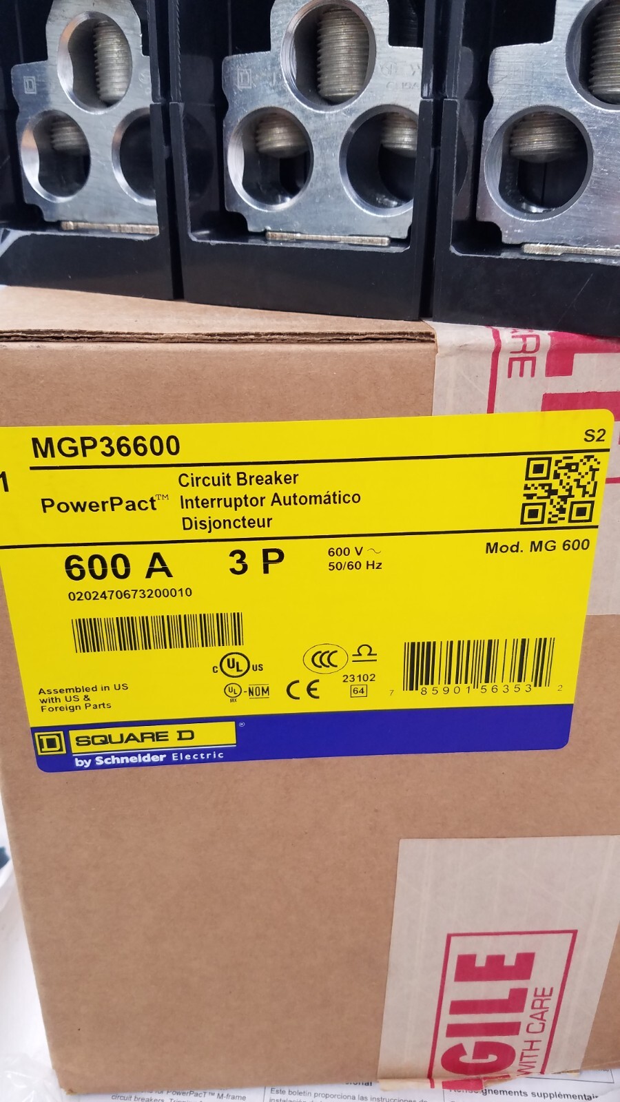 Square D MGP36600 Circuit Breaker 600 Amp for sale online | eBay