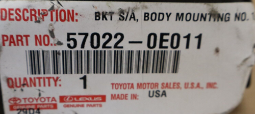 NEW OEM 2001-19 TOYOTA Highlander Fender - Bumper Bracket LH DRIVERS ...