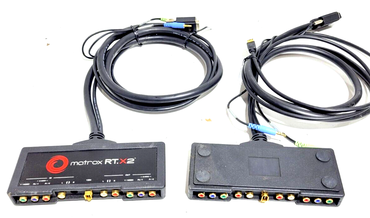 LOT OF 2. - Matrox RT.X2 Breakout Box for Realtime HD Video Editing | eBay