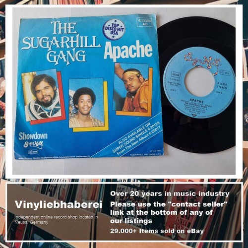 7" Single The Sugarhill Gang - Apache Vinyl Germany | eBay