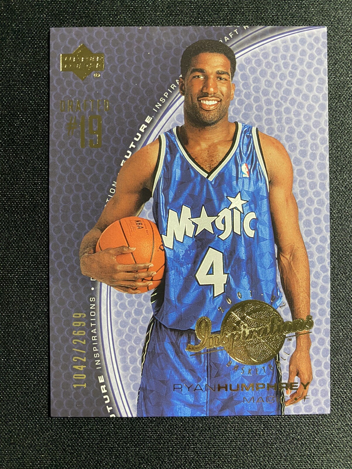 2001-02 Upper Deck Inspirations - 2002 Draft #164 Ryan Humphrey /2699 ...