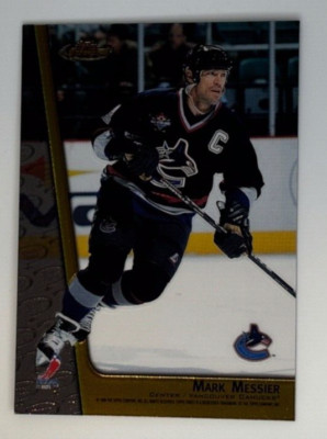 MARK MESSIER PAVEL BURE MIRROR IMAGE 1999 TOPPS FINEST VANCOUVER ...