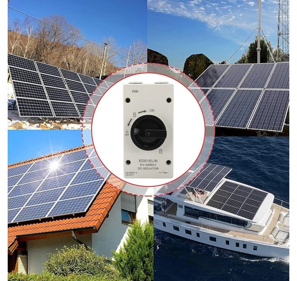 Kadimendium 1000V PV DC Isolator Switch 32A IP66 Waterproof Flame ...