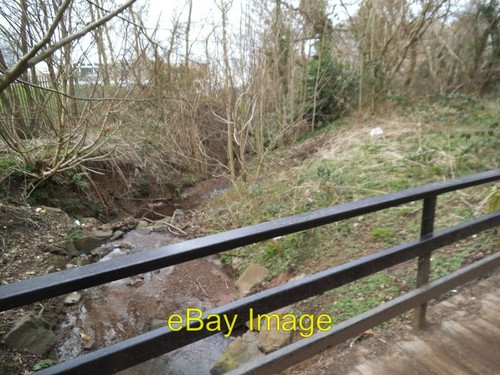 Photo 6x4 Bridge View The view of the brook in Sedgley Hall Farm Park ...