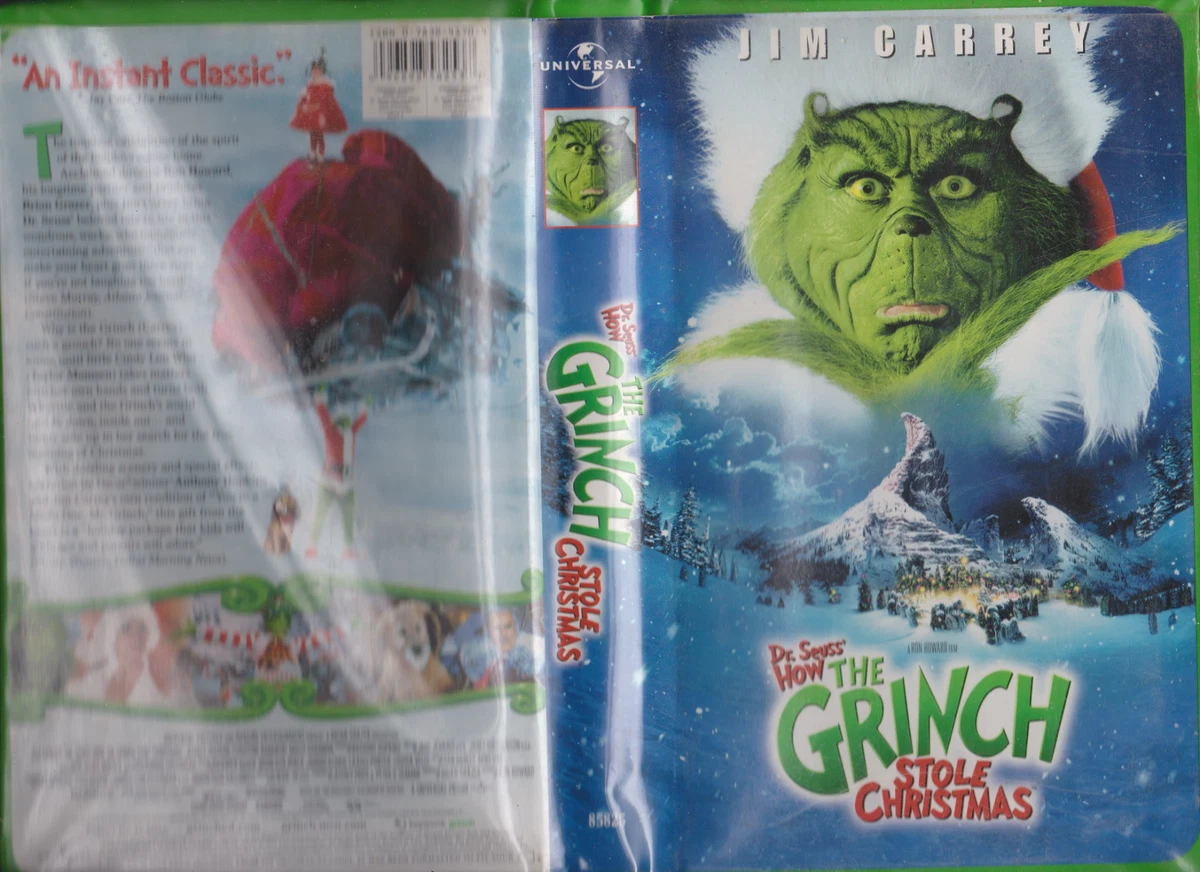 How The Grinch Stole Christmas Vhs Ebay