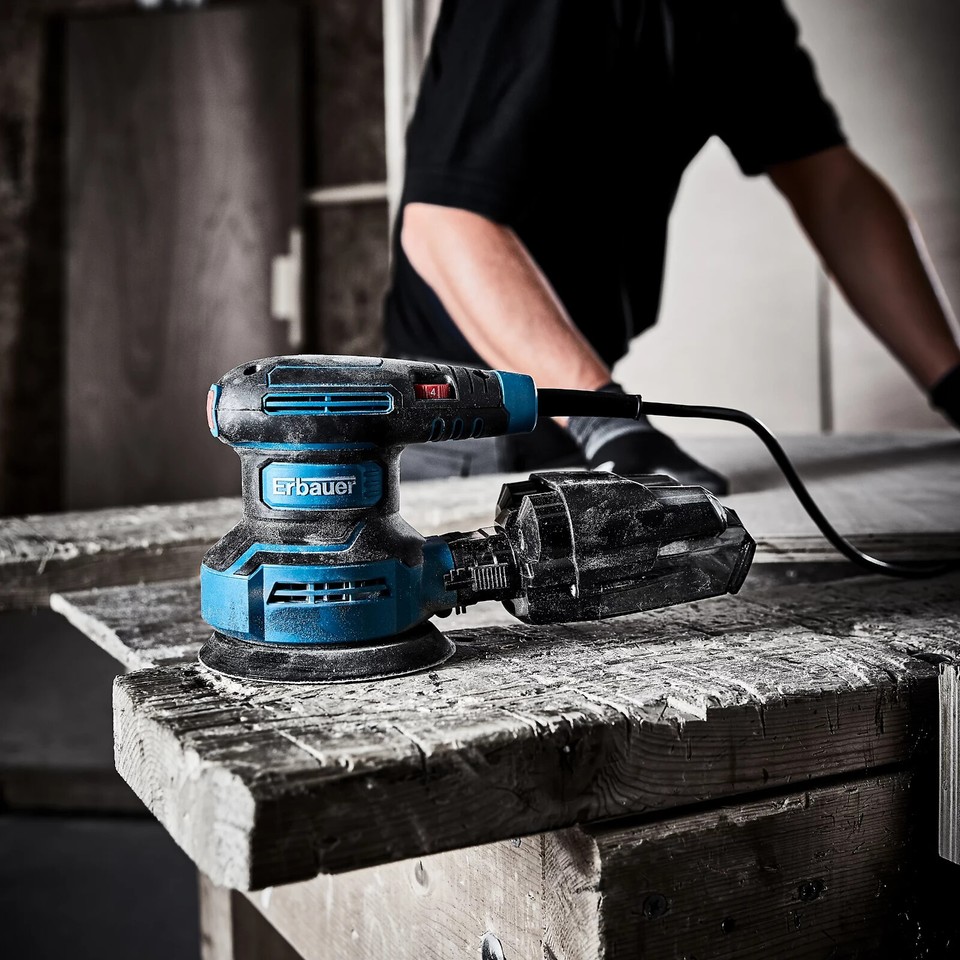 Erbauer 400W 220-240V Corded Random Oorbit Sander ERO400 | eBay UK