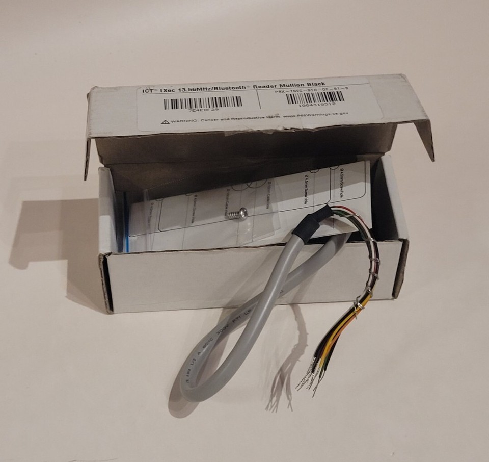 ICT tSec 13.56MHz/Bluetooth Reader Mullion Black PRX-TSEC-STD-DF-BT-B ...