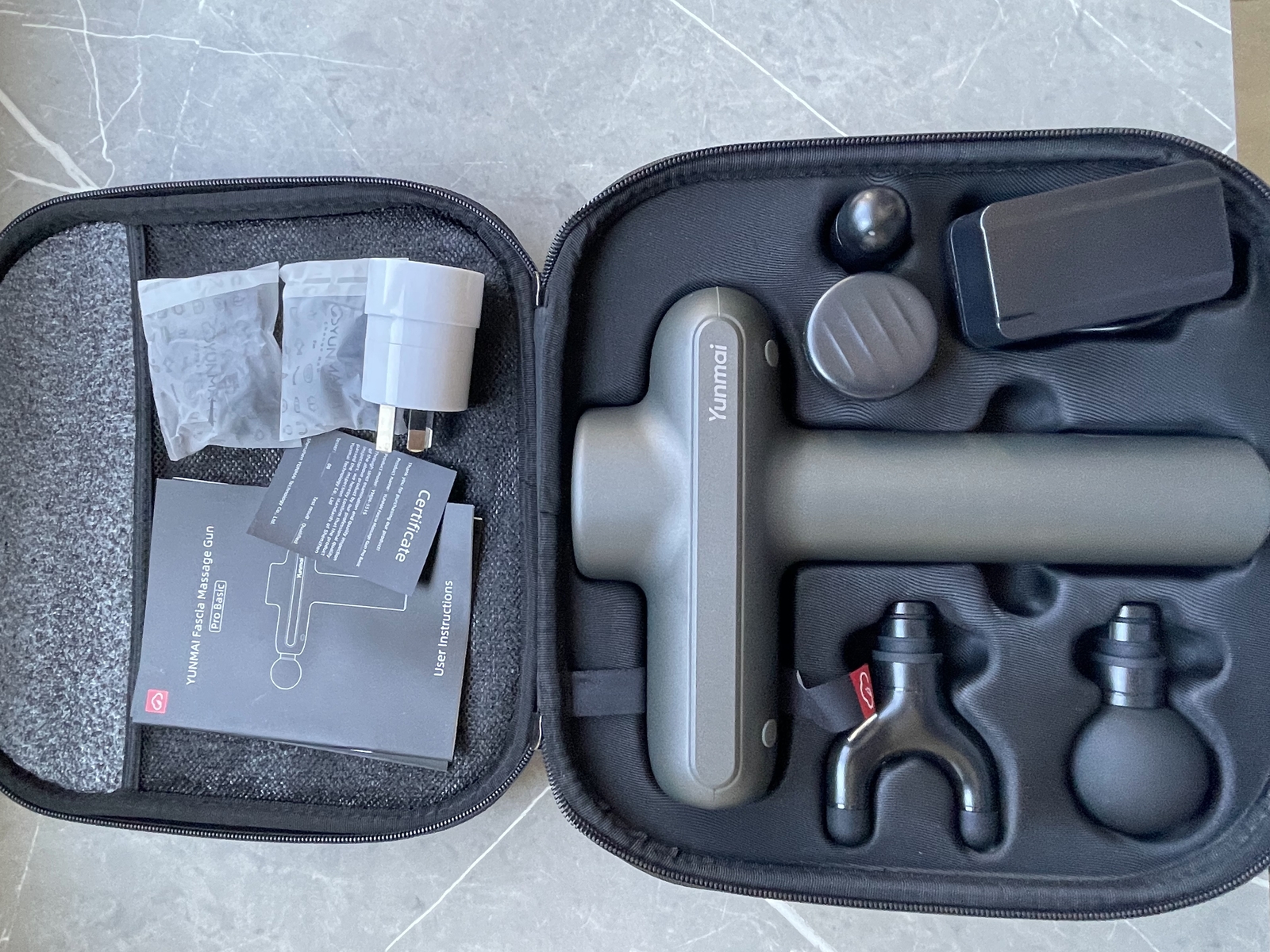 [OPEN BOX] YUNMAI Body Massage Fascia Gun Relaxer Pro Basic Deep Muscle ...