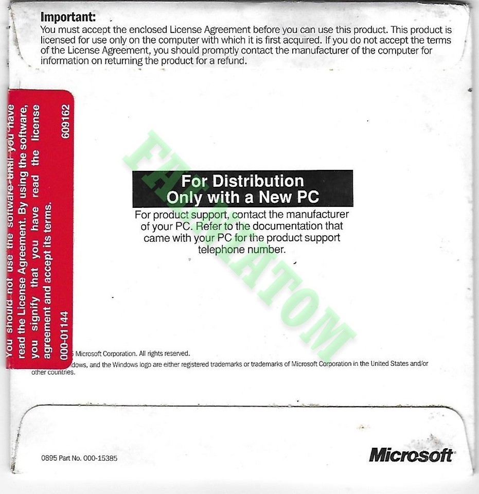 Vintage Sealed Microsoft Windows 95 CD | eBay
