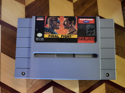 Final Fight (Super Nintendo SNES, 1991) Cartridge Only Works 100% ...