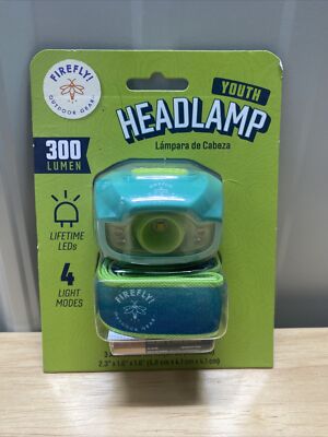 FIREFLY YOUTH HEADLAMP MULTI MODE LED 300 Lumen HEADLAMP 3 AAA BTs ...