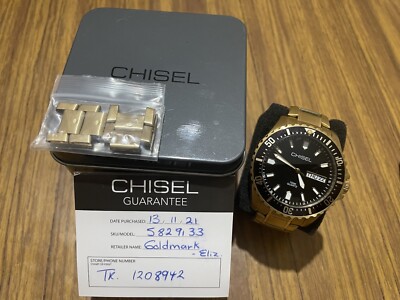 Mens Chisel Gold Tone Watch | eBay