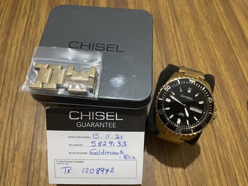 Mens Chisel Gold Tone Watch | eBay Australia