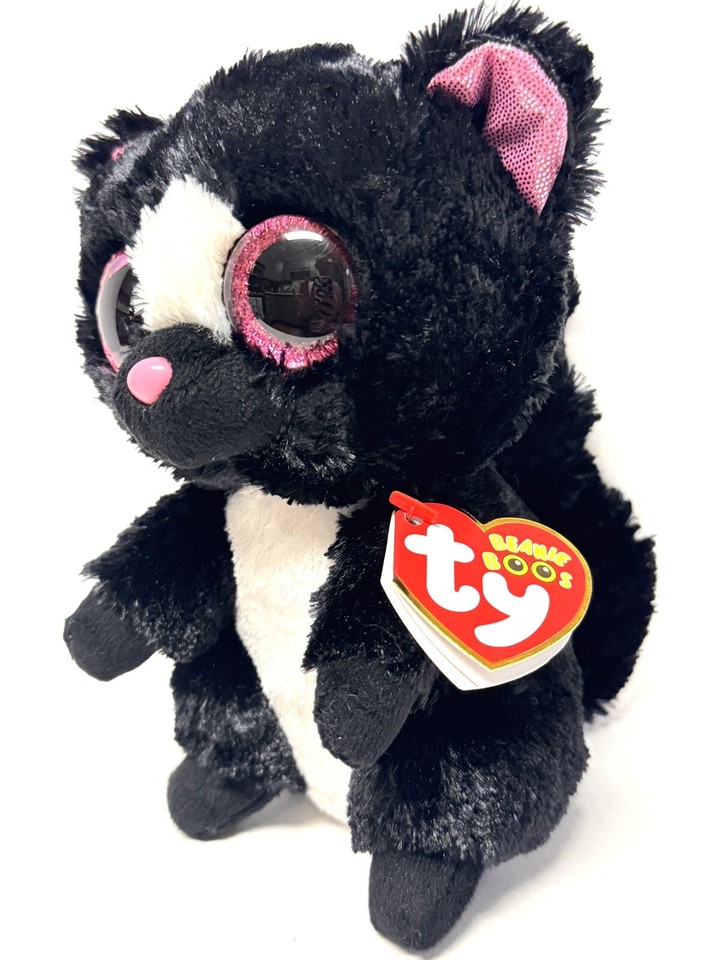 TY BEANIE BOOS~FLORA THE SKUNK 6" PLUSH~WITH TAG NMWT | eBay