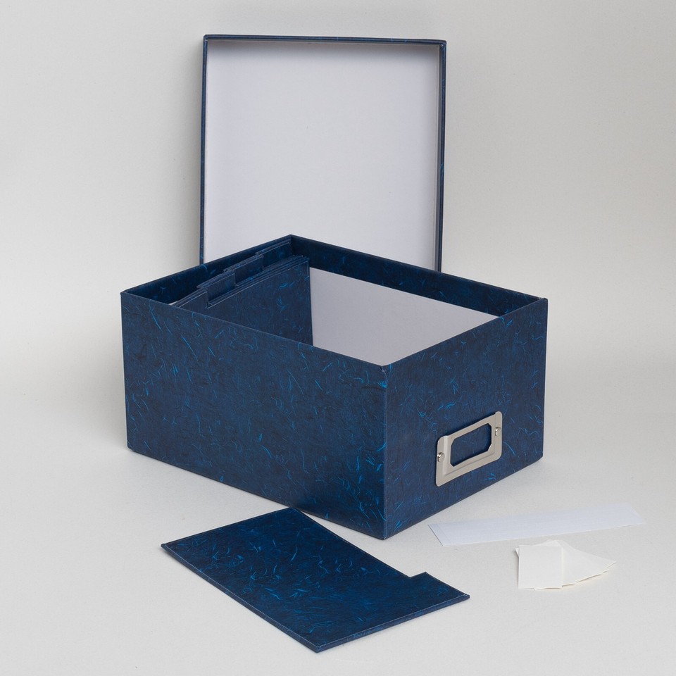 Hampton Frames Photo Picture Storage Boxes With Lid, Index Cards ...
