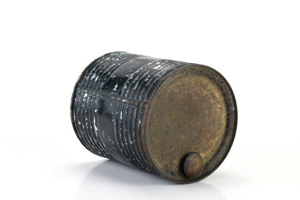 Antique Powder Keg Gun Powder Tin Barrel Nice Patina Pat. 1893 | eBay