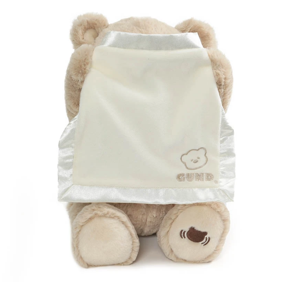 Baby Gund Peek A Boo Bear Animated Talking Stuffie Toy New 778988472682 ...