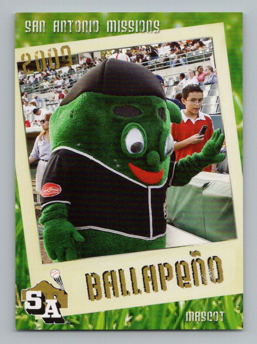 San Antonio Missions Baseball Mascot