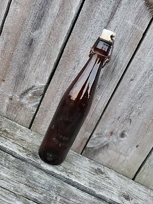 1888 Millville Blue Bottle Works Antique Beer Bottle with Porcelain ...