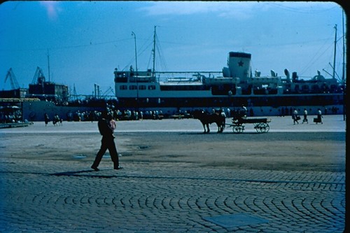 8 vtg 35mm slides 1950s SS Partizanka ship boat Yugoslavia people ...