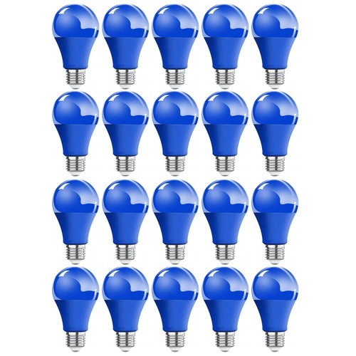 20 Pcs E27 Cap LED Bulb SMD 2835 5W Blue Energy Saving Light Bulbs for ...