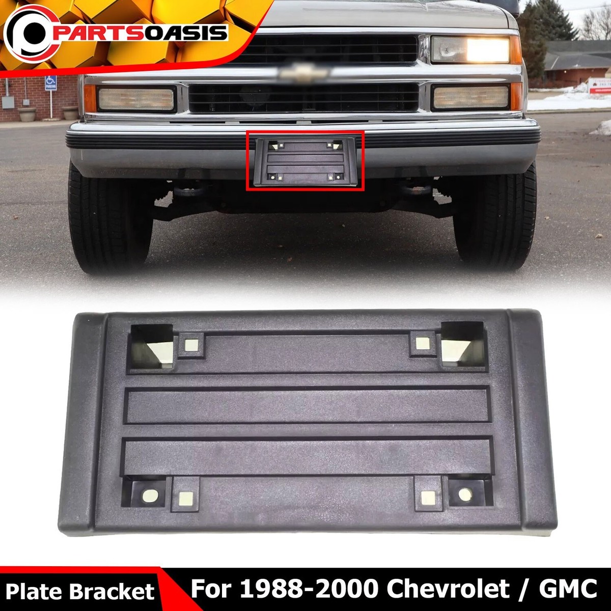 New Oem Front License Plate Bracket Kit 20152020 Tahoe Bronco License