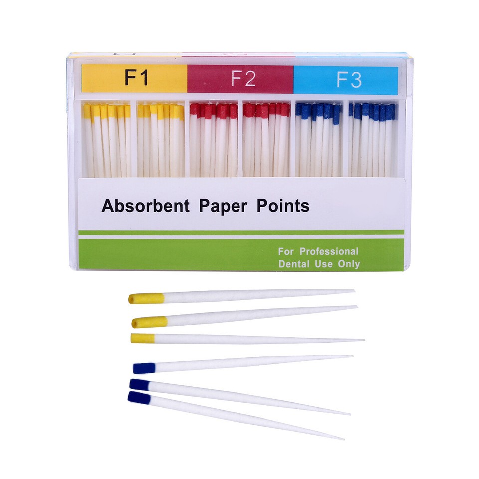 AZDENT Dental Endo Absorbent Paper Points/Gutta Percha Points Taper F1 ...