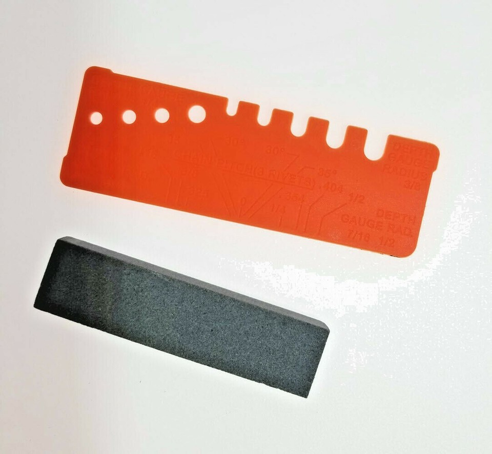 Dressing brick block for Chainsaw grinder sharpener with profile gauge ...