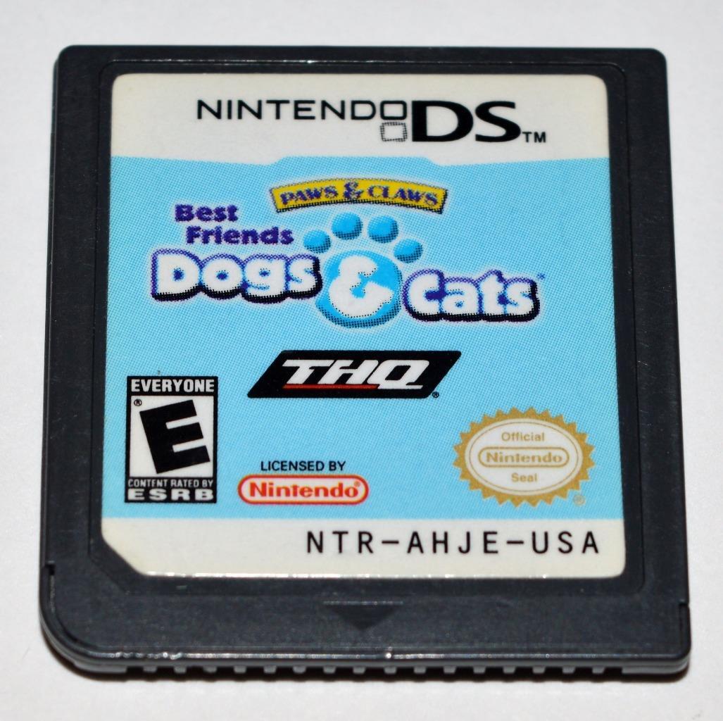 PAWS & CLAWS: DOGS & CATS- BEST FRIENDS NINTENDO DS GAME 3DS 2DS LITE ...