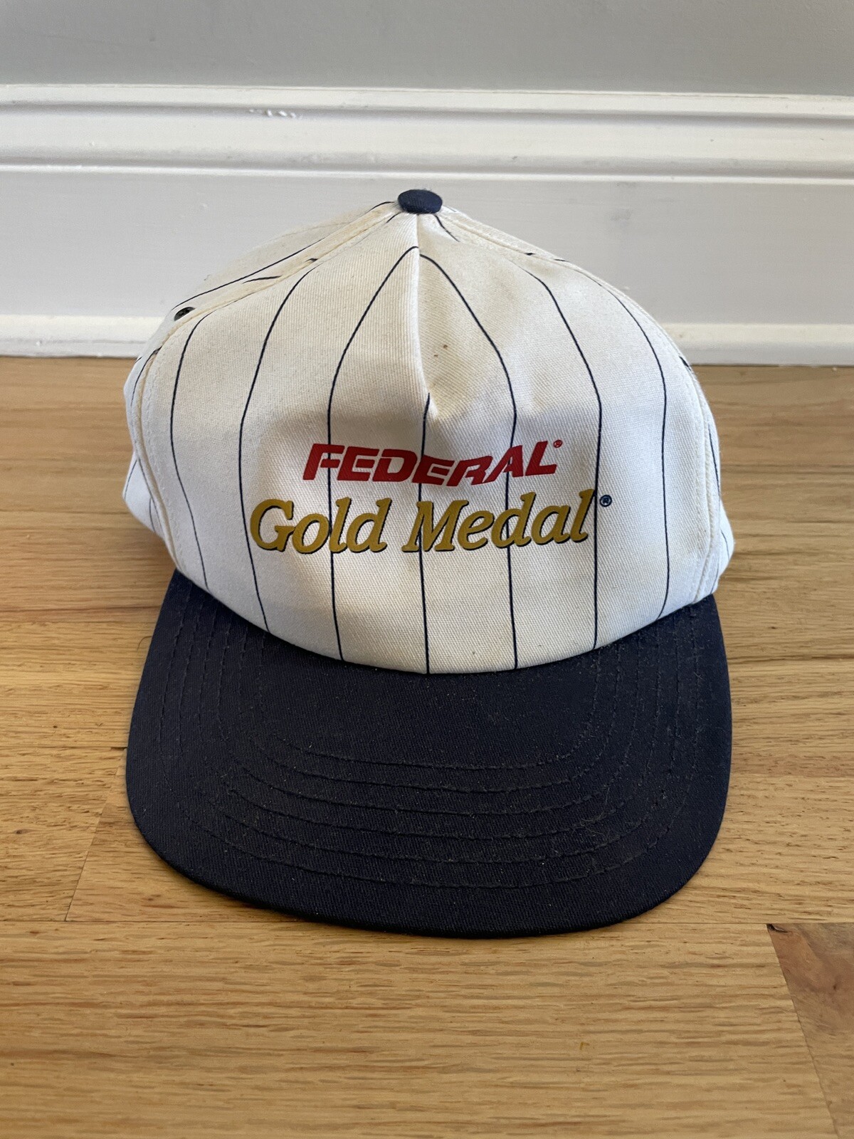 Vintage Federal Gold Medal Ammunitions Strapback Hat … - Gem