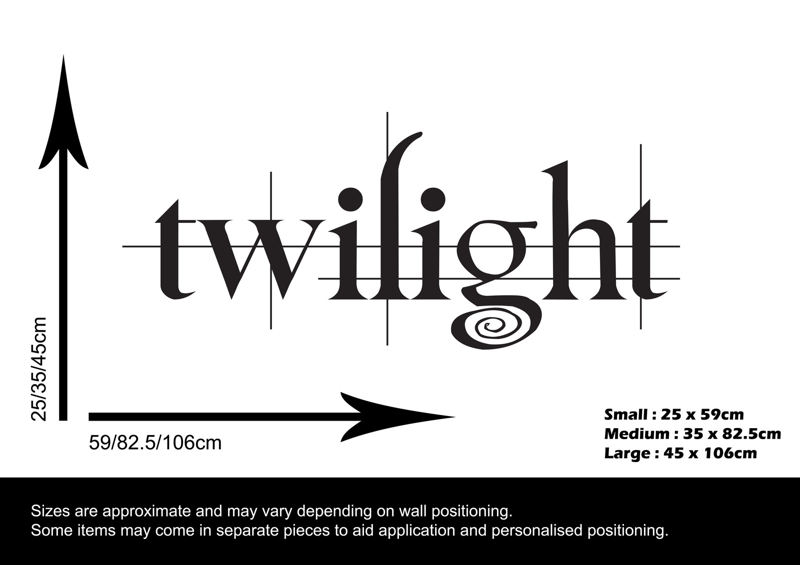 Twilight Autocollant Vinyle Transfert Mural Edward Cullen Enfants ...