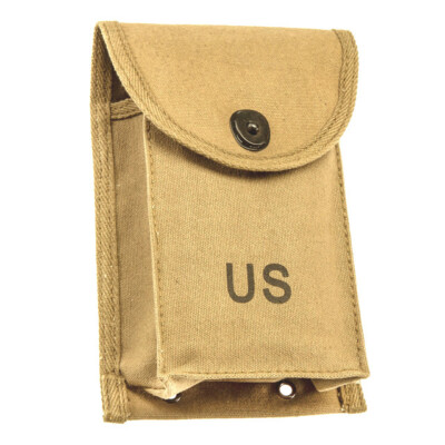 WW2 US M1 / M2 Carbine 30 Round Pocket Magazine Pouch Khaki USA ...