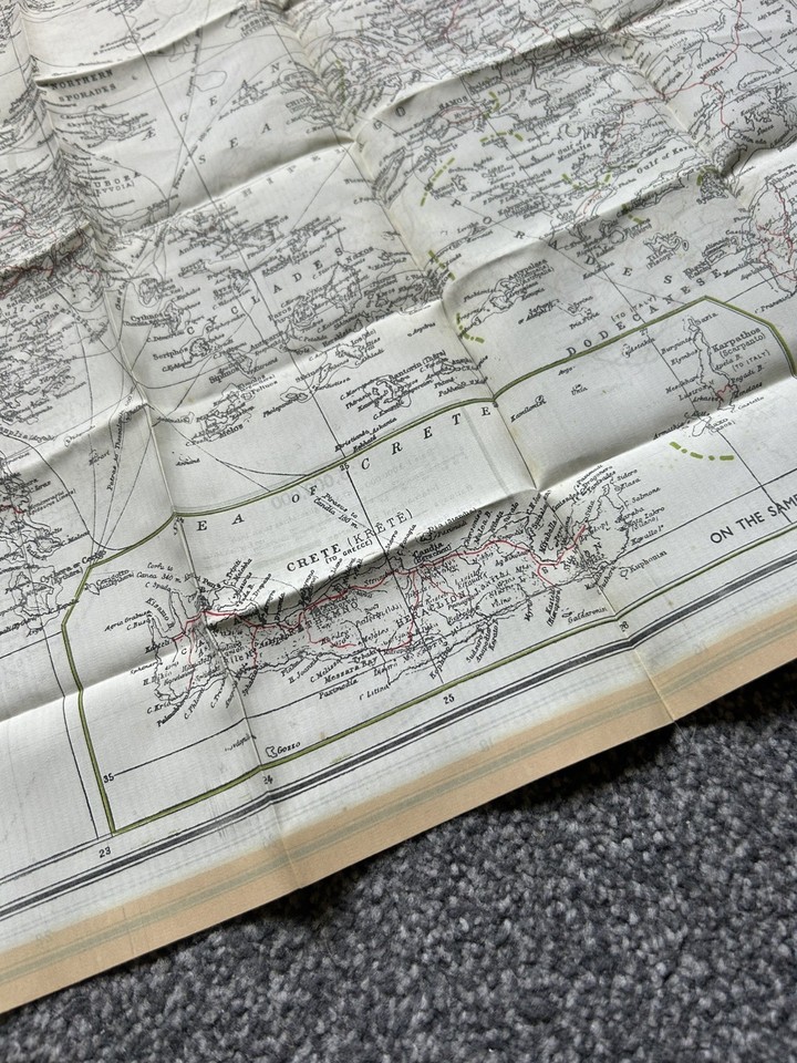 Escape Map WW2 RAF Rayon Silk Evasion Map S2/S3 Greece Balkans & Italy ...
